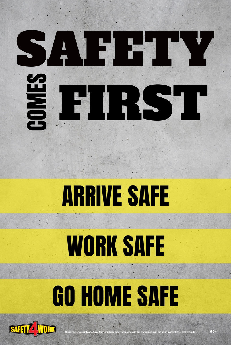 G041- General Workplace Safety Poster FREE Digital Download- No Shippi ...