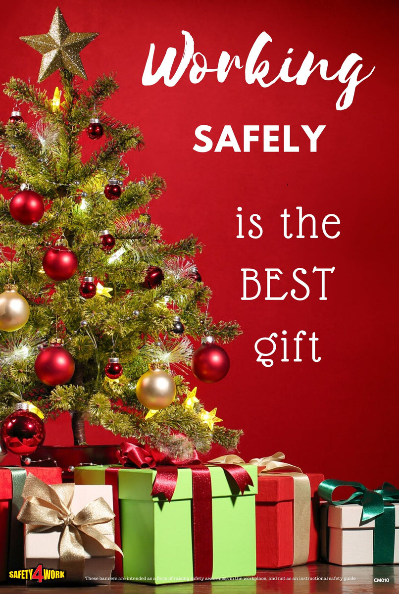 CM010- Christmas Workplace Safety Poster – Safety4Work