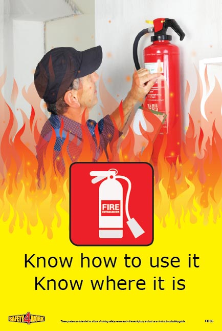 FI006- Fire Workplace Safety Poster – Safety4Work