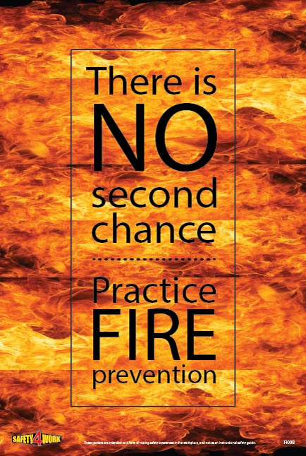 FI008- Fire Workplace Safety Poster – Safety4Work
