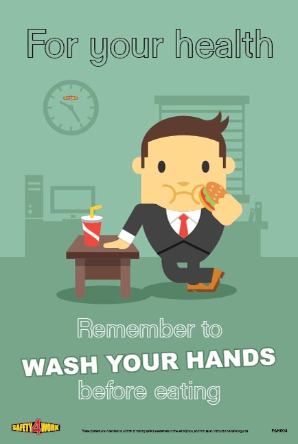 F&H004- Food and Hygiene Workplace Safety Poster – Safety4Work
