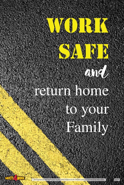 G015- General Workplace Safety Poster – Safety4Work