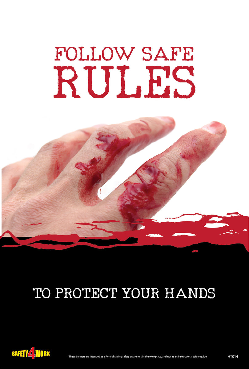 HT014- Handtools Workplace Safety Poster – Safety4Work
