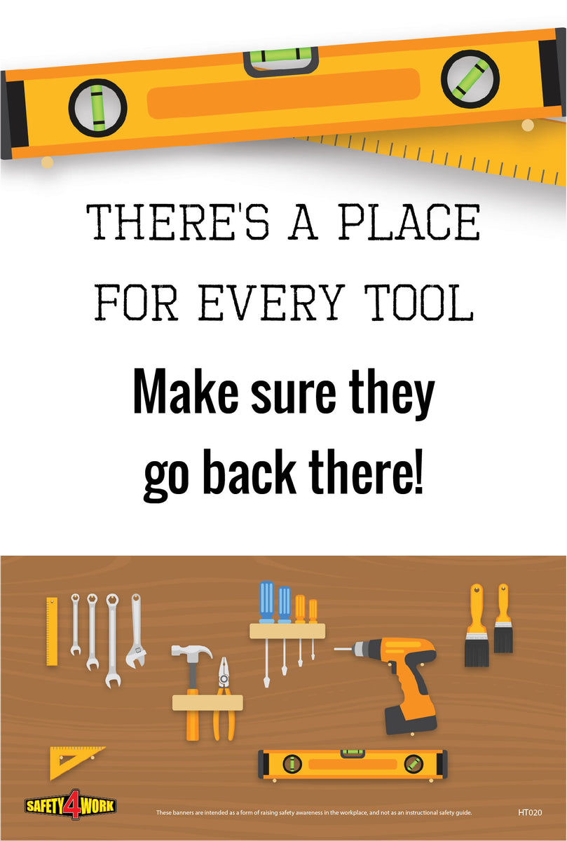 HT020- Handtools Workplace Safety Poster – Safety4Work