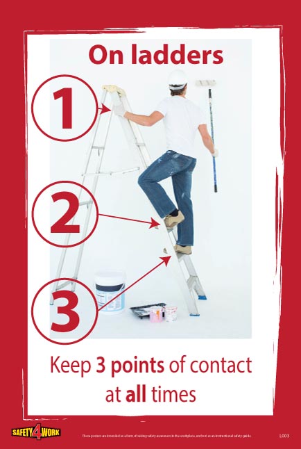 Ladder Safety Poster CCOHS: Ladder Safety Infographic