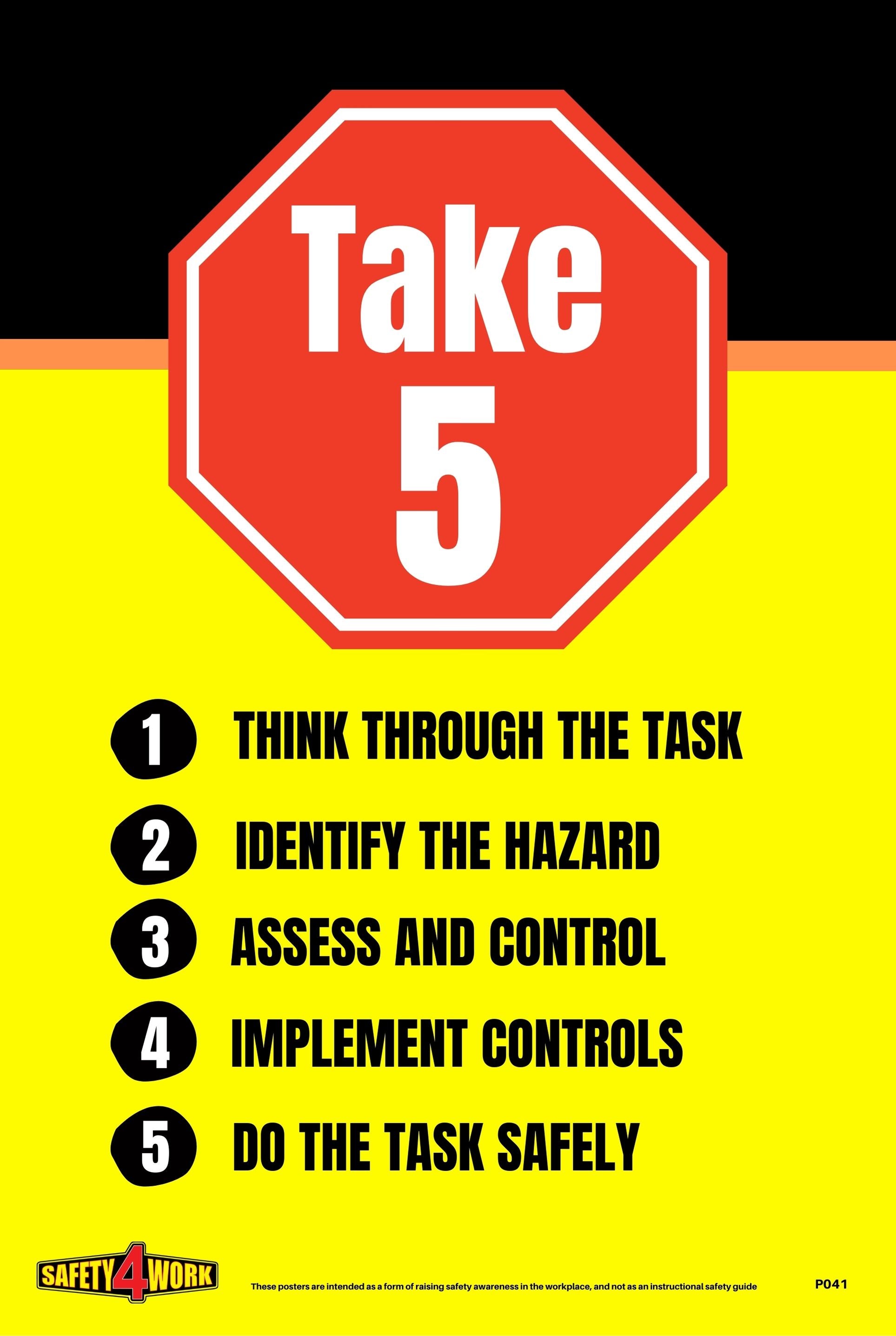 Take 5 For Safety Handouts