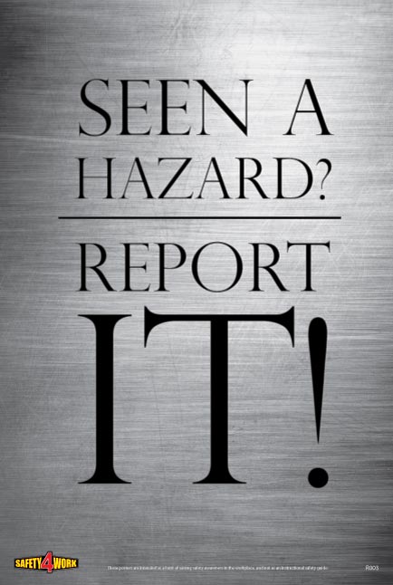 R003- Reporting Workplace Safety Poster – Safety4Work