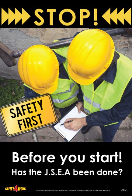 SOP002- SOP Workplace Safety Poster – Safety4Work