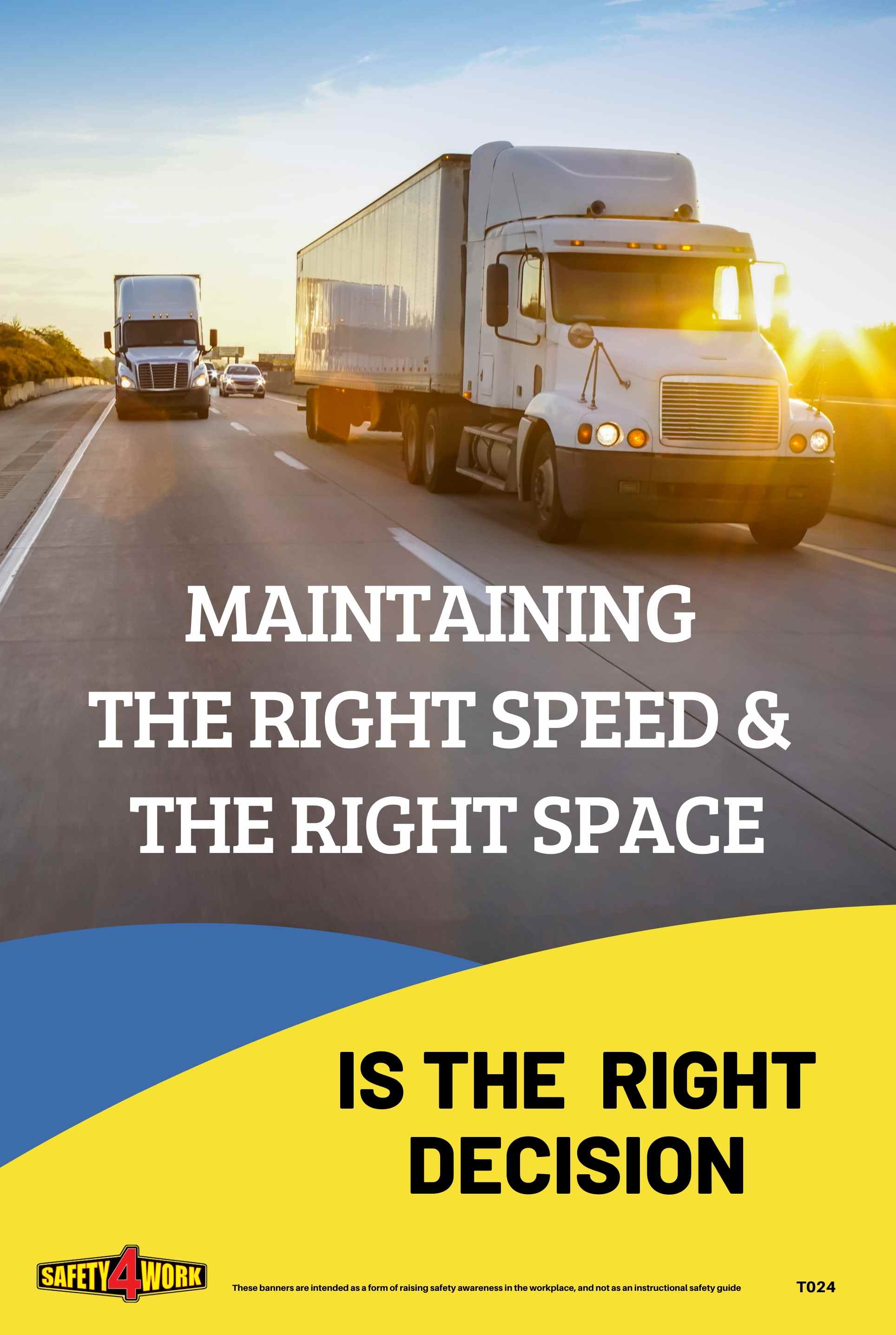 Safety Posters For Truck Drivers Amazon.com: ESETASOT Trucker